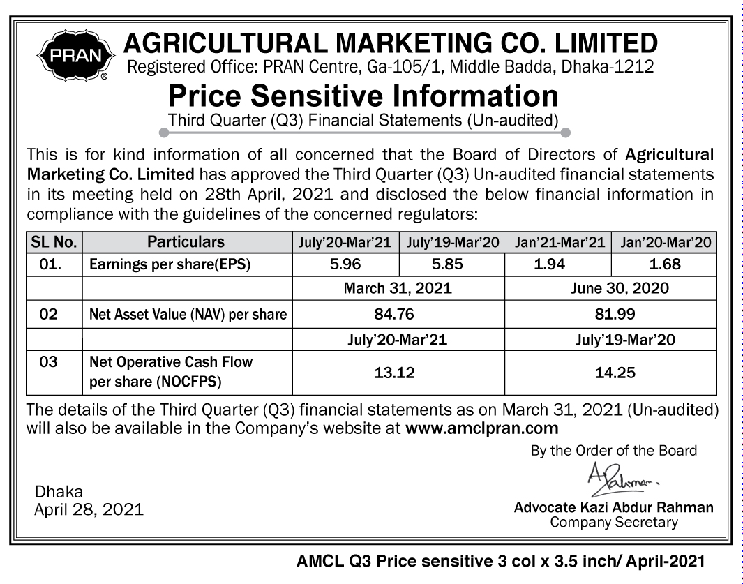 Agricultural Marketing Company Limited